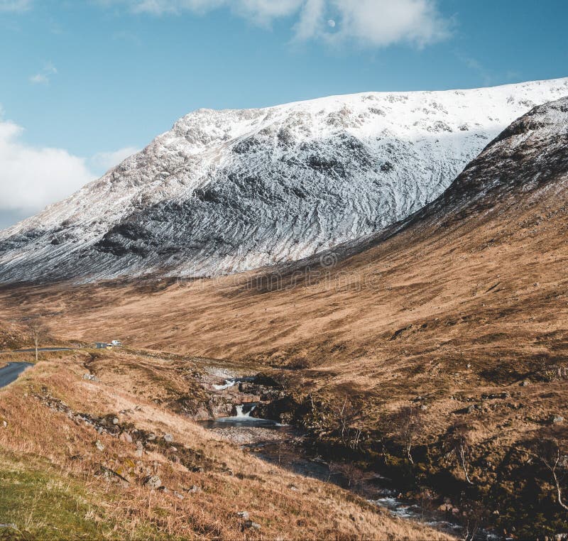 The Beautiful Mountains of Glen Etive Stock Photo - Image of beautiful ...