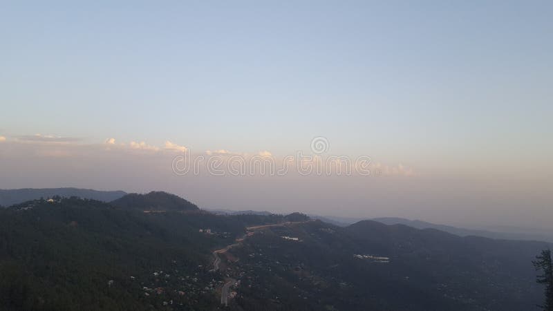 Beautiful Mountains Heights Peaceful Place Stock Image - Image of ...