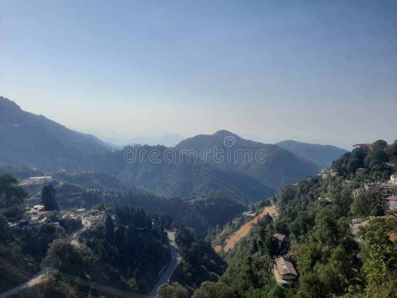 Beautiful Mountains in Masoorie India Stock Image - Image of adventure ...