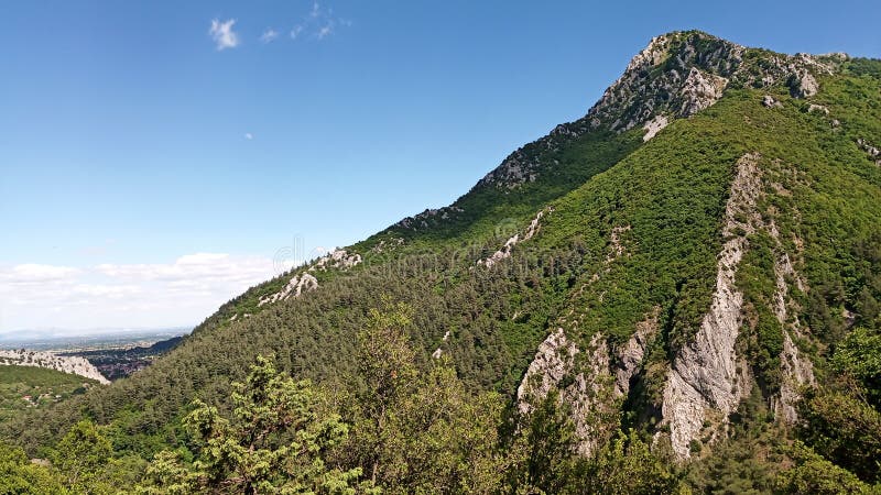 A Beautiful Mountains of Pindos Stock Image - Image of flower ...