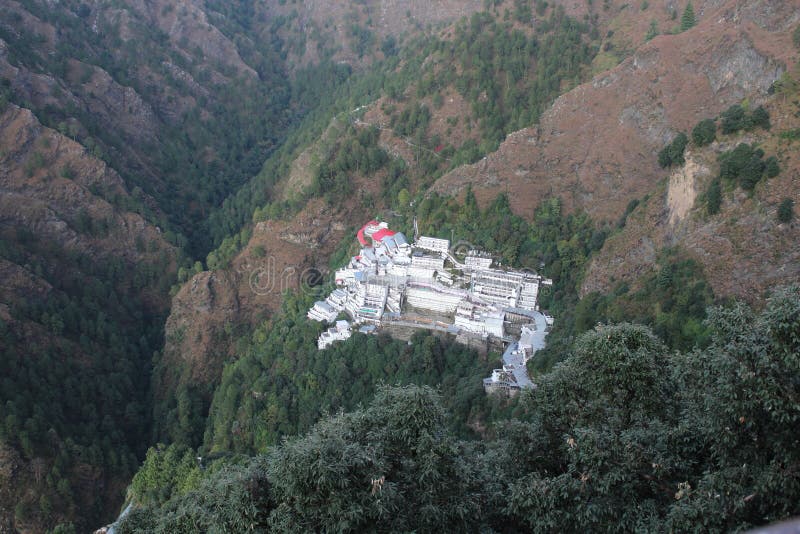 Beautiful Mountains Range View in the Evening at Katra,India Stock ...