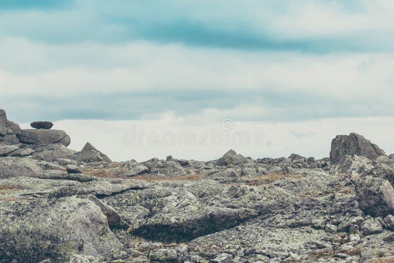 Beautiful Mountains and Rocks in the Sky Stock Image - Image of ...