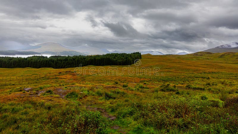 The Beautiful Mountains of Scotland Stock Image - Image of giants ...
