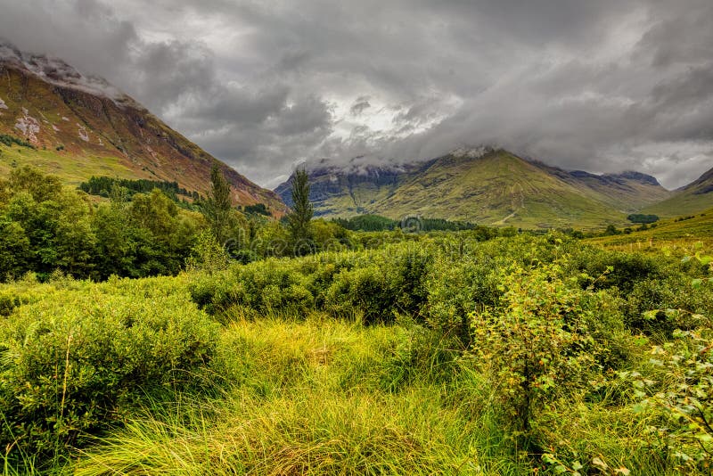 The Beautiful Mountains of Scotland Stock Image - Image of scotland ...