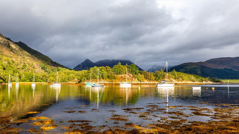 The Beautiful Mountains of Scotland Stock Photo - Image of blue ...