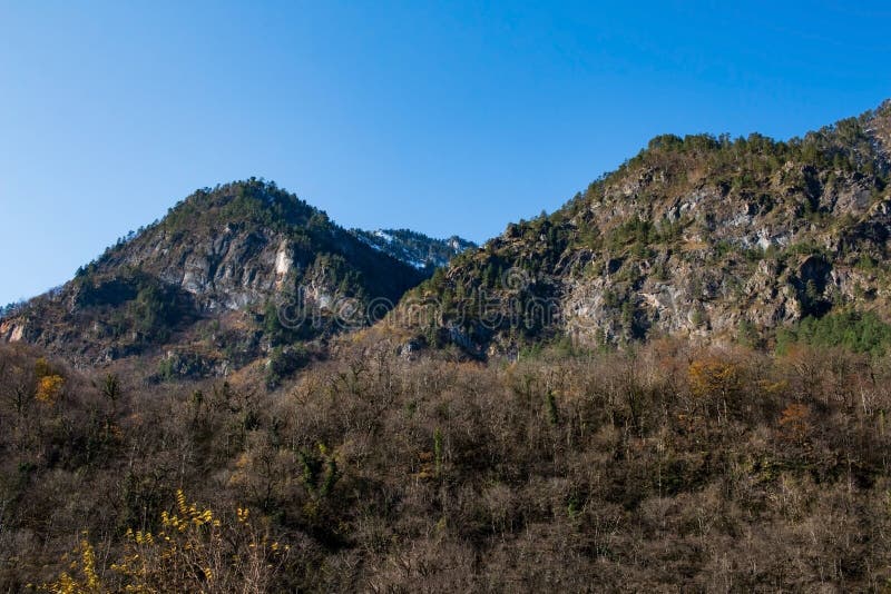 Beautiful Mountains without Snow Stock Image - Image of autumn, snow ...