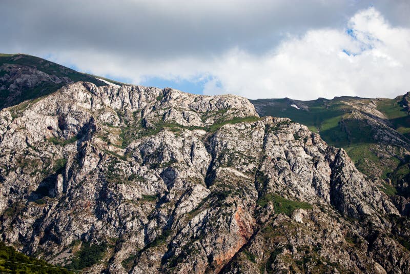 Beautiful Mountains of the Tien Shan Range in Kazakhstan Stock Image ...