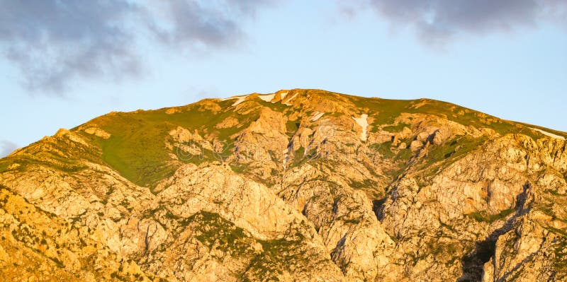 Beautiful Mountains of the Tien Shan Range in Kazakhstan Stock Photo ...
