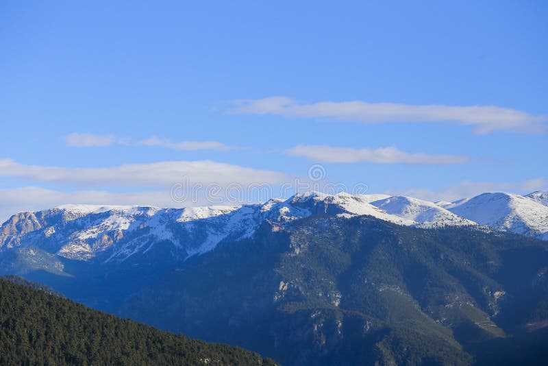 The Beautiful Mountains from Turkey. Stock Photo - Image of famous ...