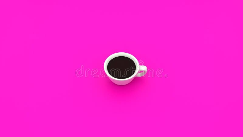 Beautiful Mug on a Monochromatic Background. Stock Image - Image of ...