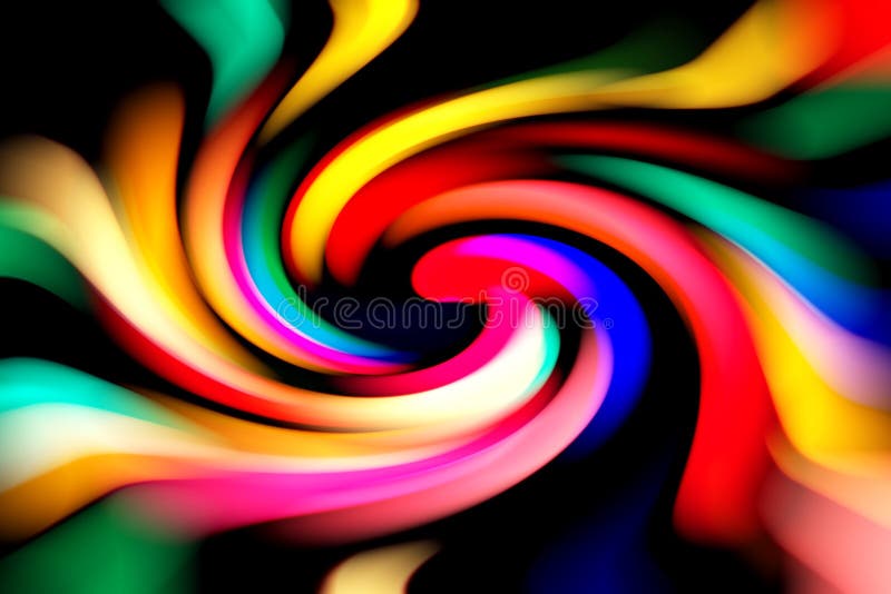 Beautiful Multi-colored Abstraction. LED Soft Focus Background Stock ...