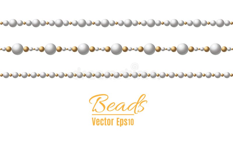 Beads on a String Icon, Cartoon Style Stock Vector - Illustration of ...