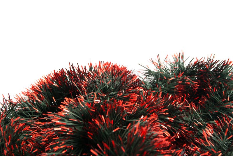 Beautiful, Multi Colored Christmas Tinsel Stock Image - Image of color ...