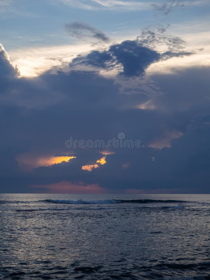 Beautiful, Multi-colored Clouds at Sunset Stock Image - Image of ...