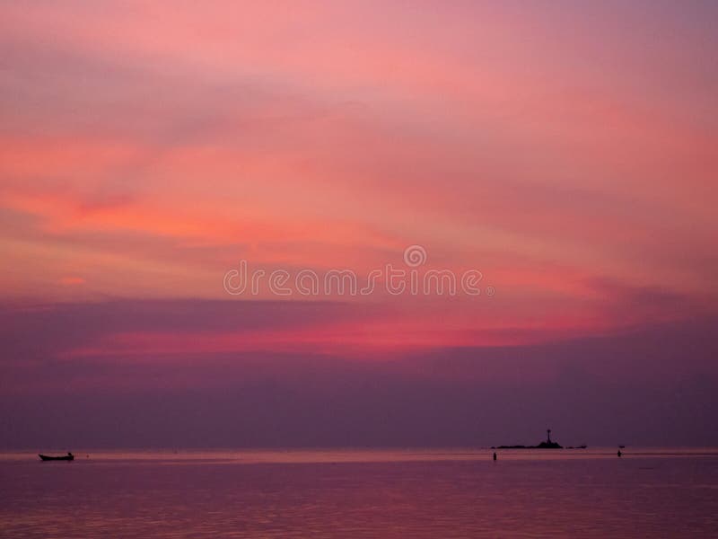 Beautiful, Multi-colored Clouds at Sunset Stock Image - Image of ...