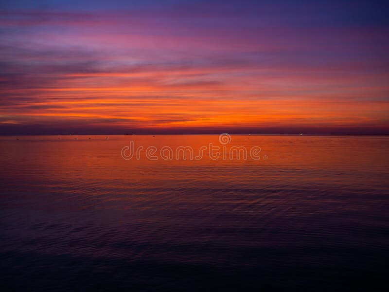 Beautiful, Multi-colored Clouds at Sunset Stock Image - Image of ...