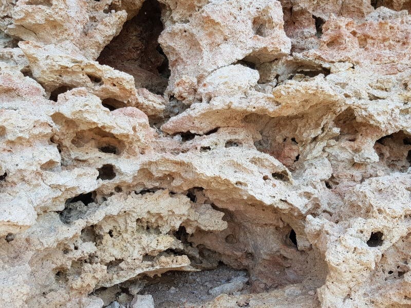 Beautiful Multi-colored Rock Pattern. Wavy Asymmetrical Layers of ...