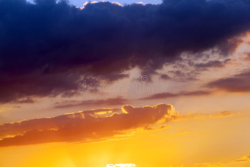 Multi-colored sky stock photo. Image of overcast, nature - 121681020