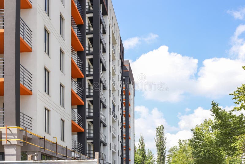 Beautiful Multi-storey Building. Building Stock Photo - Image of ...