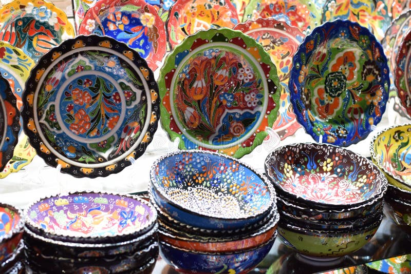 Beautiful Multicolored Handy Crafts Stock Photo - Image of craft ...