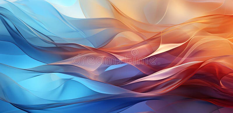 Beautiful Multicolour Abstract Twisted Curve Lines with Blend Effect ...