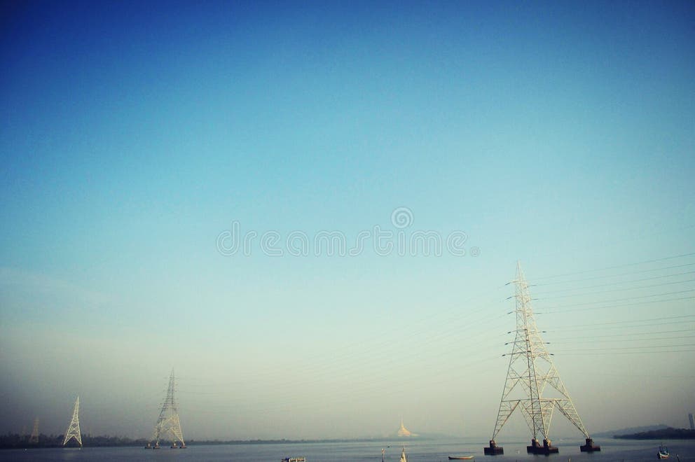Beautiful Multiple Tower at Beach Editorial Stock Photo - Image of ...
