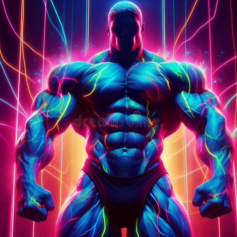 Beautiful Muscles of a Bodybuilder. Stock Image - Image of muscles ...