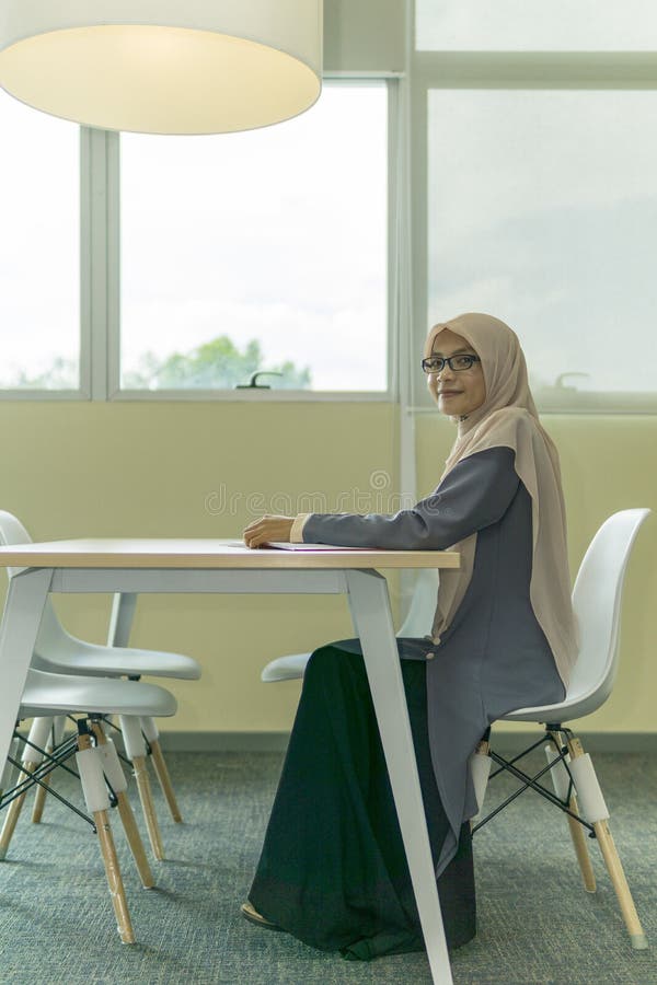 Beautiful Young Student in the Library Stock Image - Image of education ...