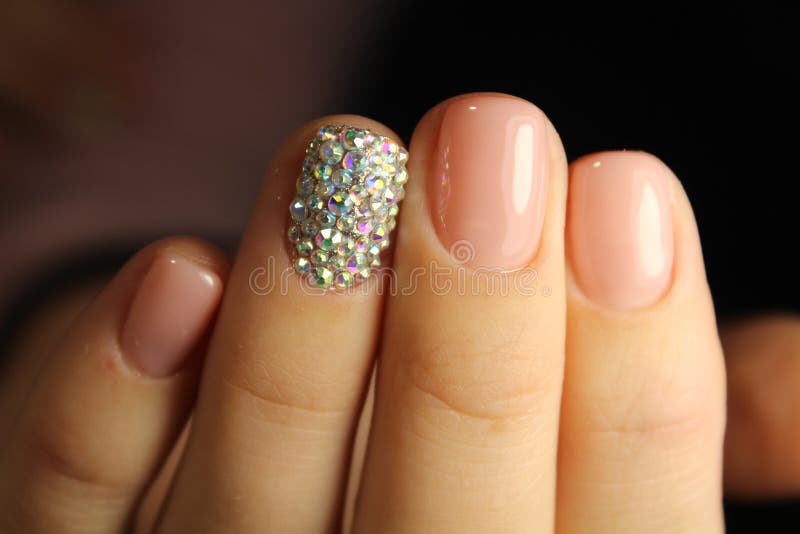 Beautiful Nail Art Manicure Stock Image - Image of nails, beauty: 104796079