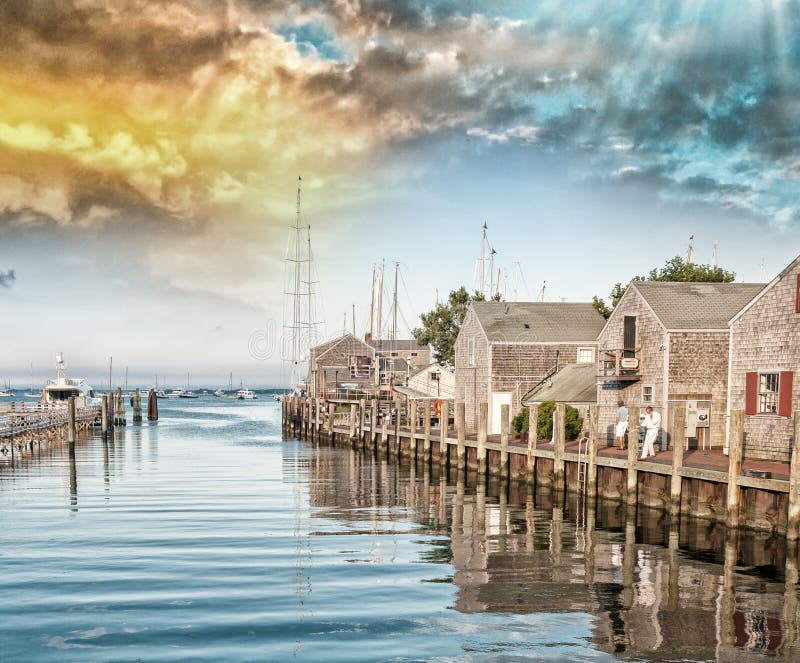 Beautiful Nantucket coast stock photo. Image of cape - 146999202