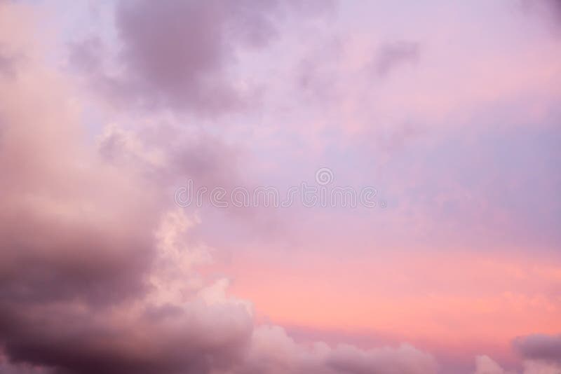 Beautiful Natural Background and Texture, Bright Pink Sunset Sky Stock ...