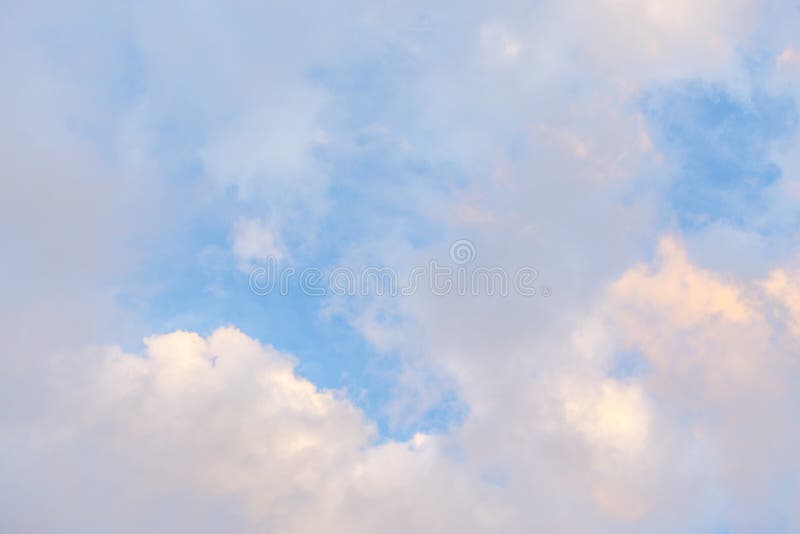 Beautiful Natural Blue Cloudy Sky Background Texture Stock Image ...