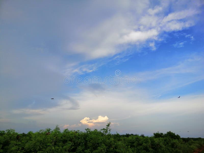 Beautiful Natural Blue Colour Sky Stock Image - Image of beautiful ...