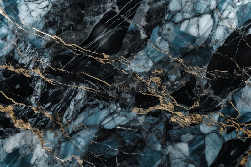 Beautiful Natural Blue White Marble Pattern Stock Illustration ...