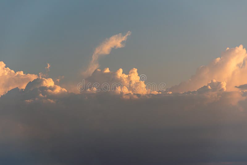 Natural Dramatic White Cloud Green Trees Background Wallpaper Stock ...