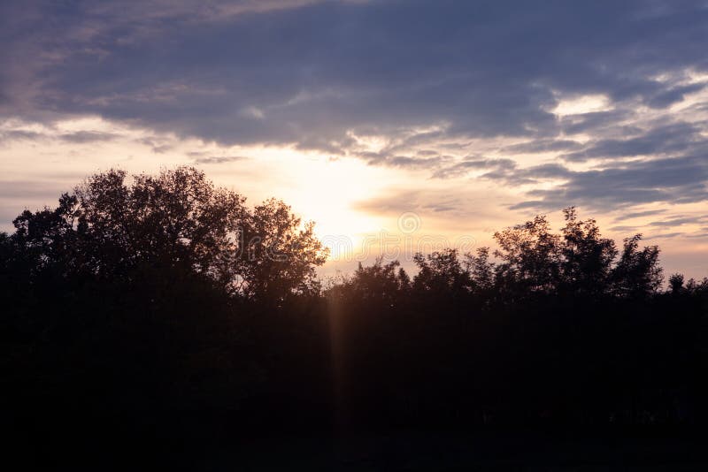 Beautiful natural evening stock image. Image of natural - 165938145