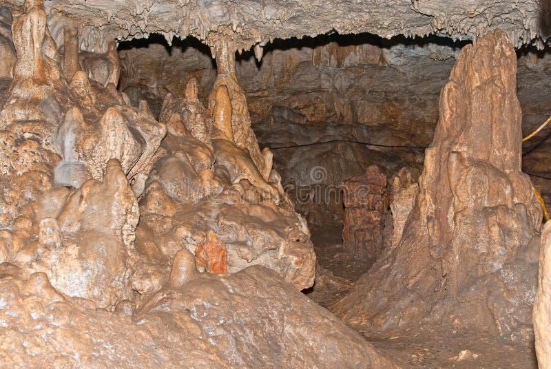 The Beautiful Natural Formations Stock Image - Image of stalagnates ...
