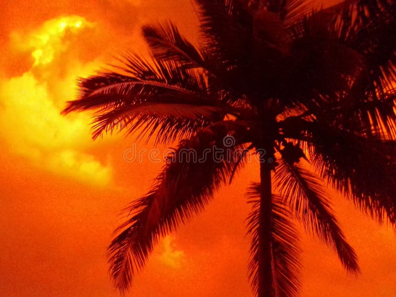 Beautiful Natural Image of Cloudy Evening Sky Stock Image - Image of ...