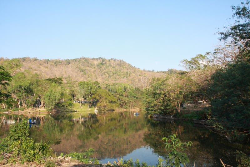 Beautiful natural lake stock image. Image of forest, natural - 42852833