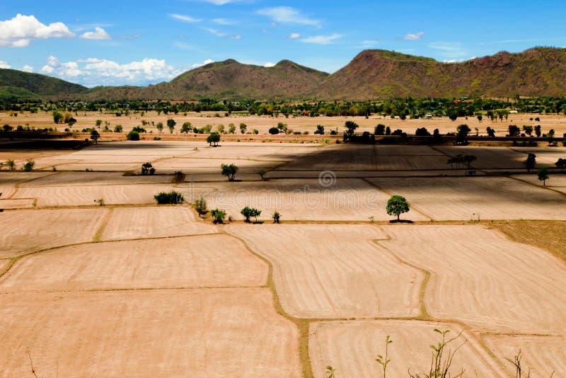 Beautiful Natural Landscape Land and Mountain See High View Stock Photo ...