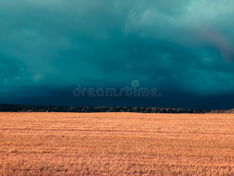 Beautiful Natural Landscape Overlooking the Horizon. Stock Photo ...