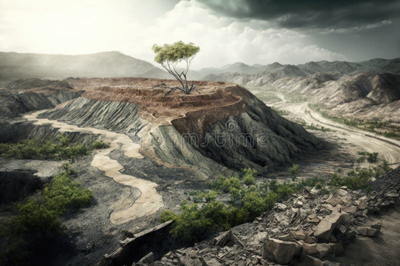 Beautiful Natural Landscape Threatened by Mining Operations ...