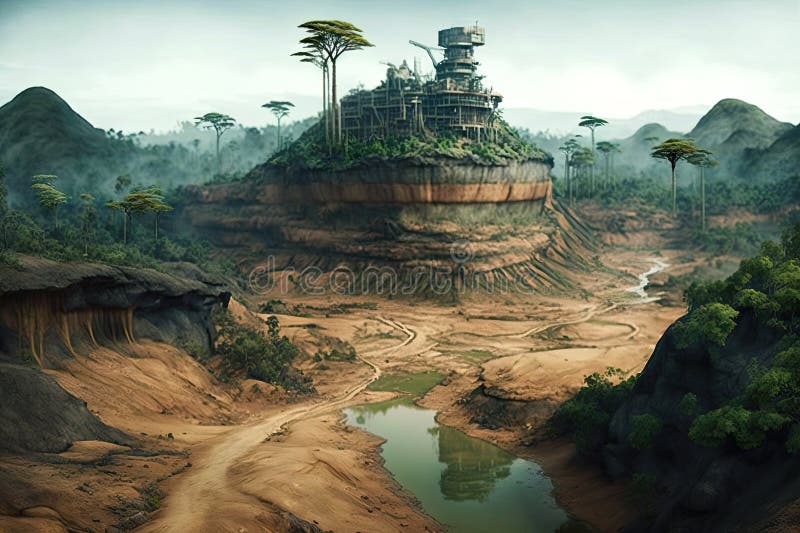 Beautiful Natural Landscape Threatened by Mining Operations ...