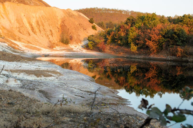 Beautiful Natural Reflections Stock Photo - Image of mount, sunset ...