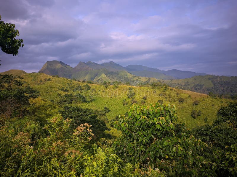 Beautiful Natural Scenery Above the Heights Stock Photo - Image of ...