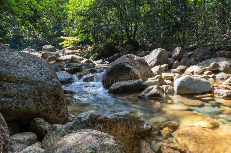 Beautiful Natural Scenery of the River Valley Stock Image - Image of ...