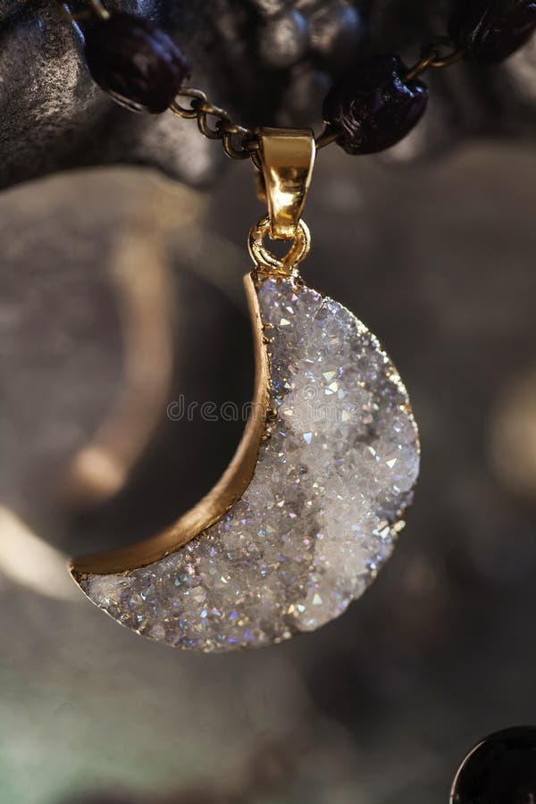 Beautiful Natural Stone Pendant Stock Photo - Image of macro, genuine ...