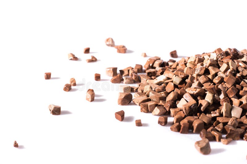 Beautiful Natural Stone Scattered on a White Background Stock Photo ...