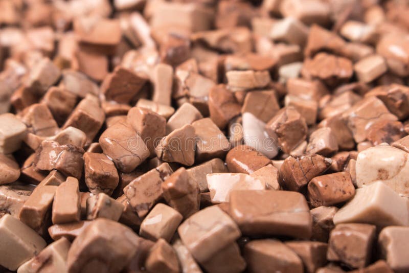 Beautiful Natural Stone Scattered on a White Background Stock Photo ...