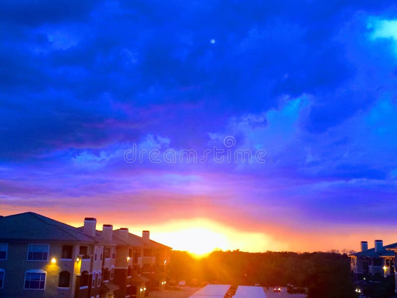 Texas Sunset stock photo. Image of summer, natural, sunset - 99328730